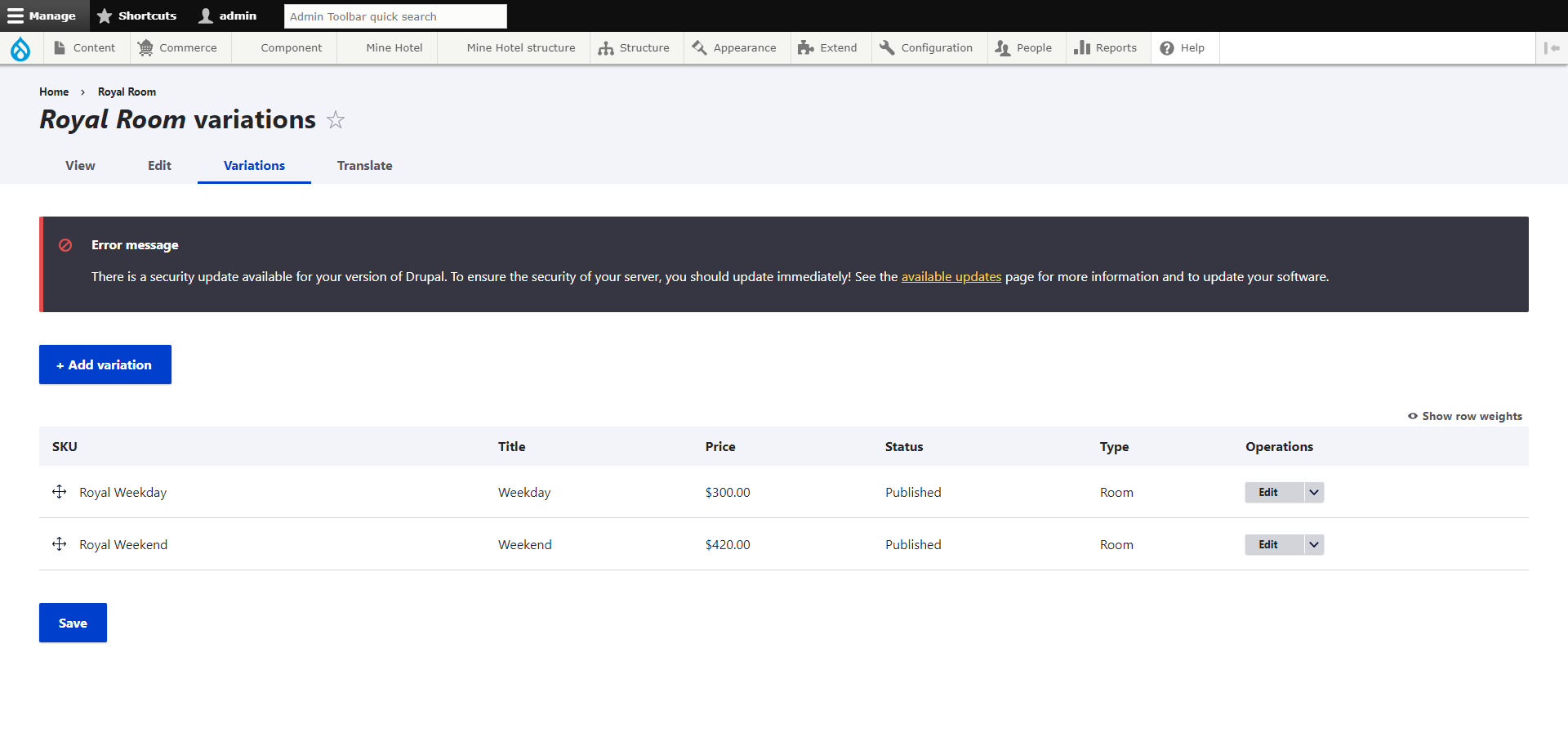 Mine Rooms | WeebPal